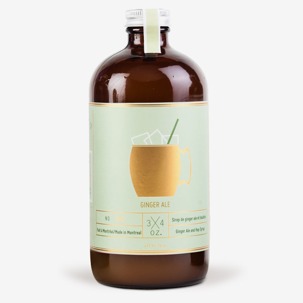 Ginger Ale - 3/4 OZ. | Tonic, Gingembre et Cola Maison pour vos cocktails